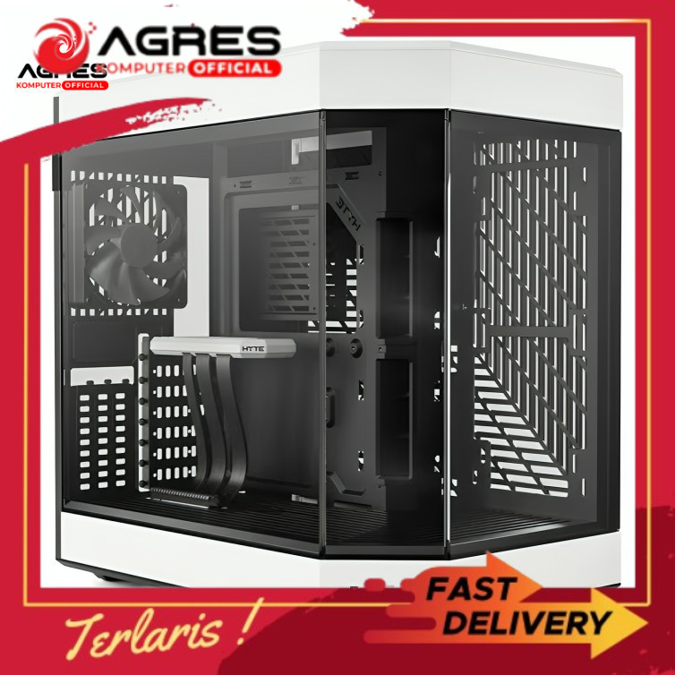 Jual HYTE PC CASE ATX Y60 (3X 120MM BLACK FANS) + PCIE GEN 4.0 RISER ...