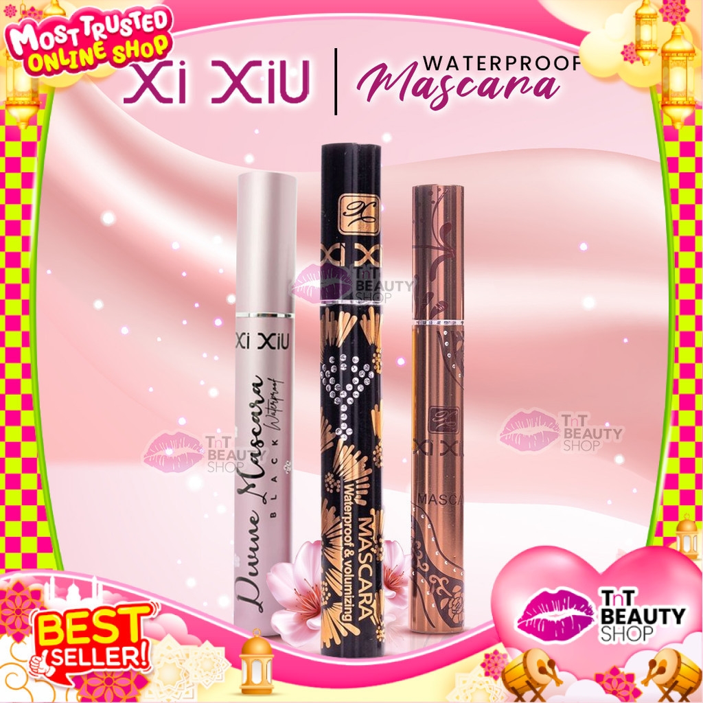 Jual Xi XiU Mascara | Lovely | Black | Pink Divine Waterproof ...