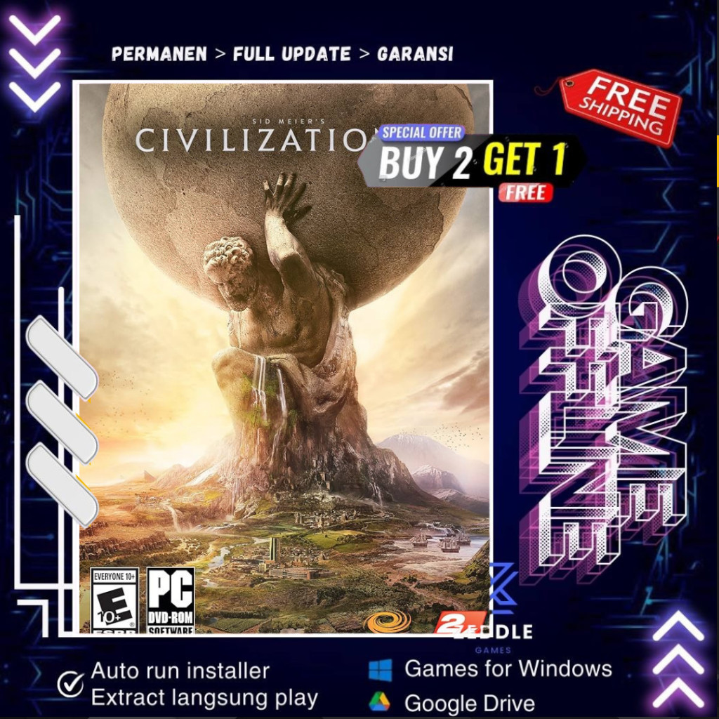 Jual SID MEIERS CIVILIZATION VI DIGITAL DELUXE - GAME PC - GAME LAPTOP - PC GAME OFFLINE ...
