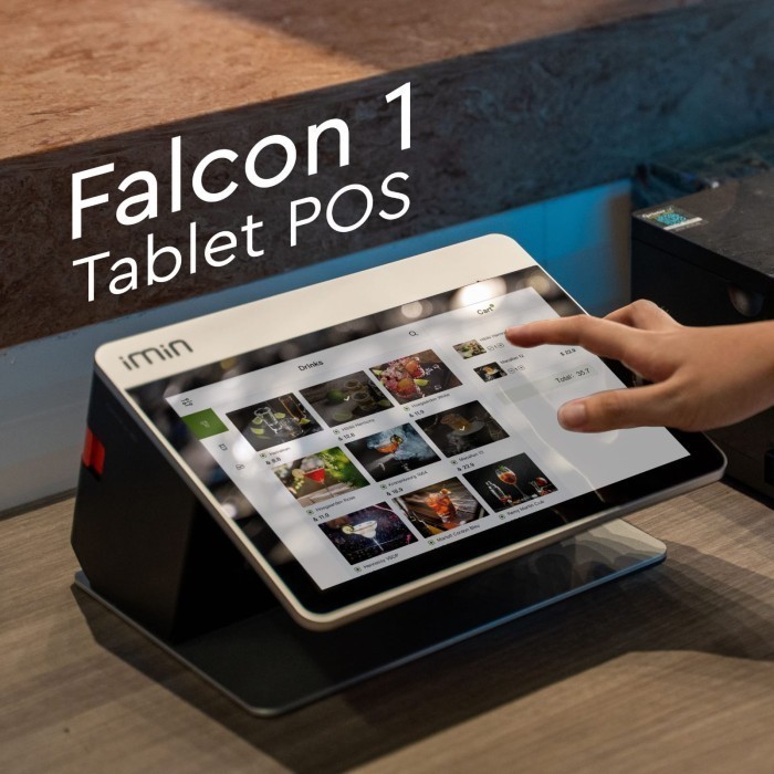 Jual Mesin Kasir Android 11 iMin Falcon 1 Tablet POS 4GB/32GB NFc 4G LTE Desktop Printer 80mm ...
