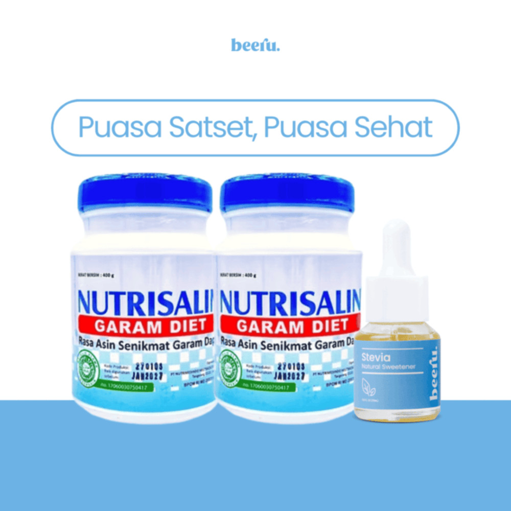 Jual Beeru Stevia x Nutrisalin Garam | Shopee Indonesia
