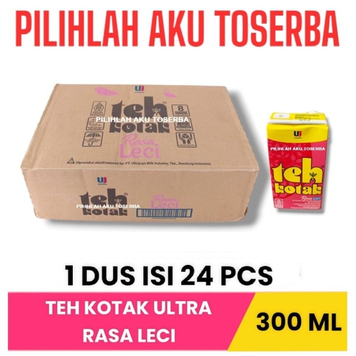 Jual TEH KOTAK ULTRA RASA LECI 300 ml - ( HARGA 1 DUS ) | Shopee Indonesia