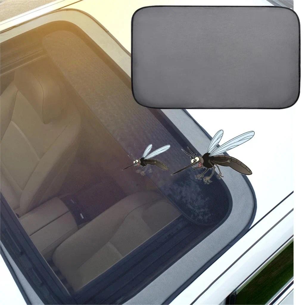 Jual Magnetic Moonroof Sunroof Sun Shade Mesh Car Roof Awnings Cover ...