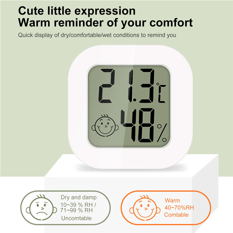 Jual LCD Digital Thermometer Hygrometer Indoor Room Electronic ...