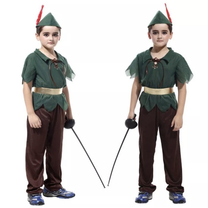 Jual kostum anak peter pan | robin hood kids prom show peter pan ...