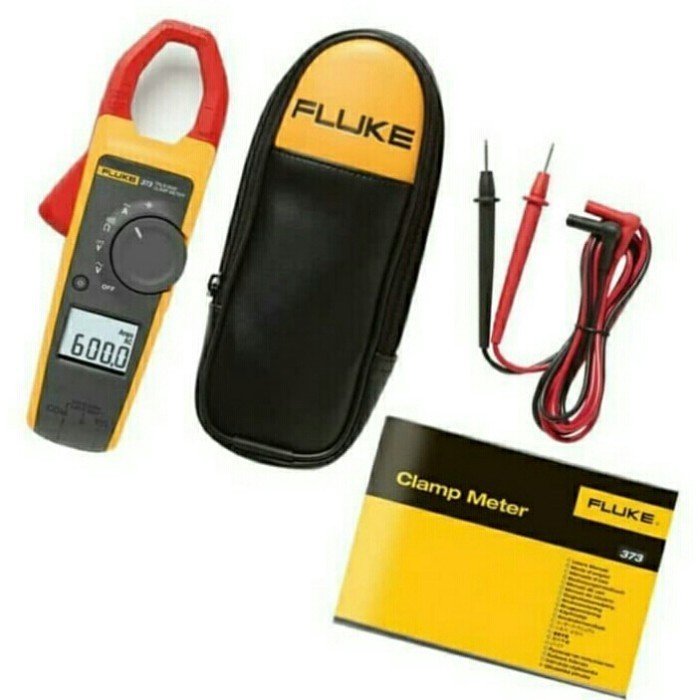 Jual Fluke 373 Digital Clamp Meter Tang Amper 600A True RMS Fluke 373 ...