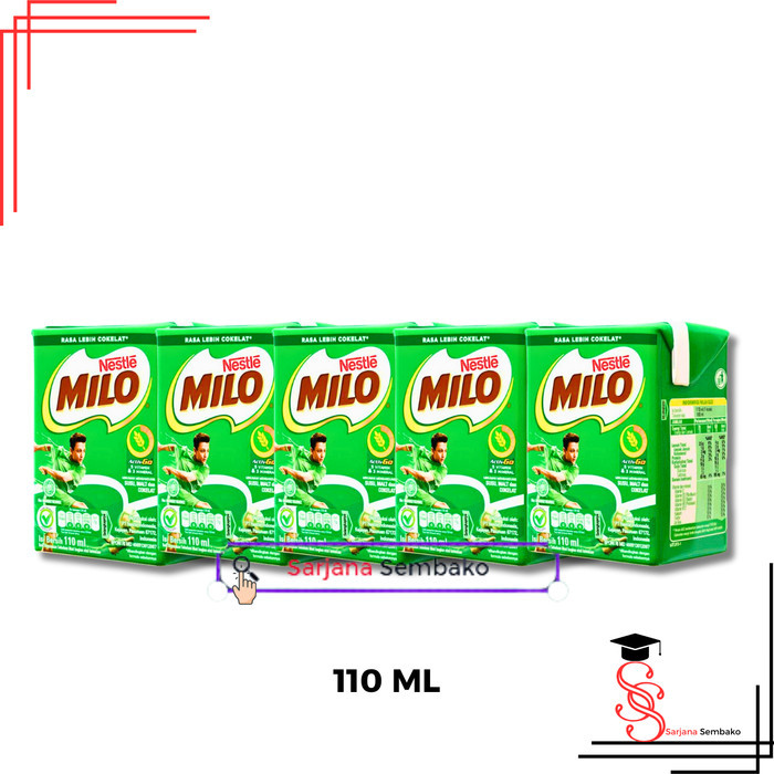 Jual Milo Active-Go Susu UHT - 110ml | Shopee Indonesia