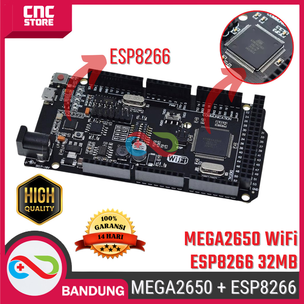 Jual Arduino Mega2560 R3 Built-in IOT Wifi ESP8266 32MB Wemos Nodemcu Board | Shopee Indonesia