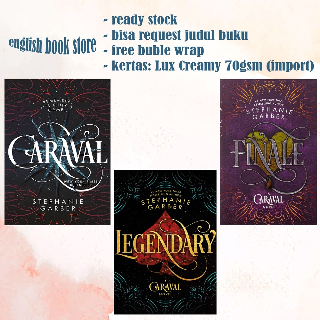 Jual Caraval, Legendary, Finale by Stephanie Garber | Shopee Indonesia