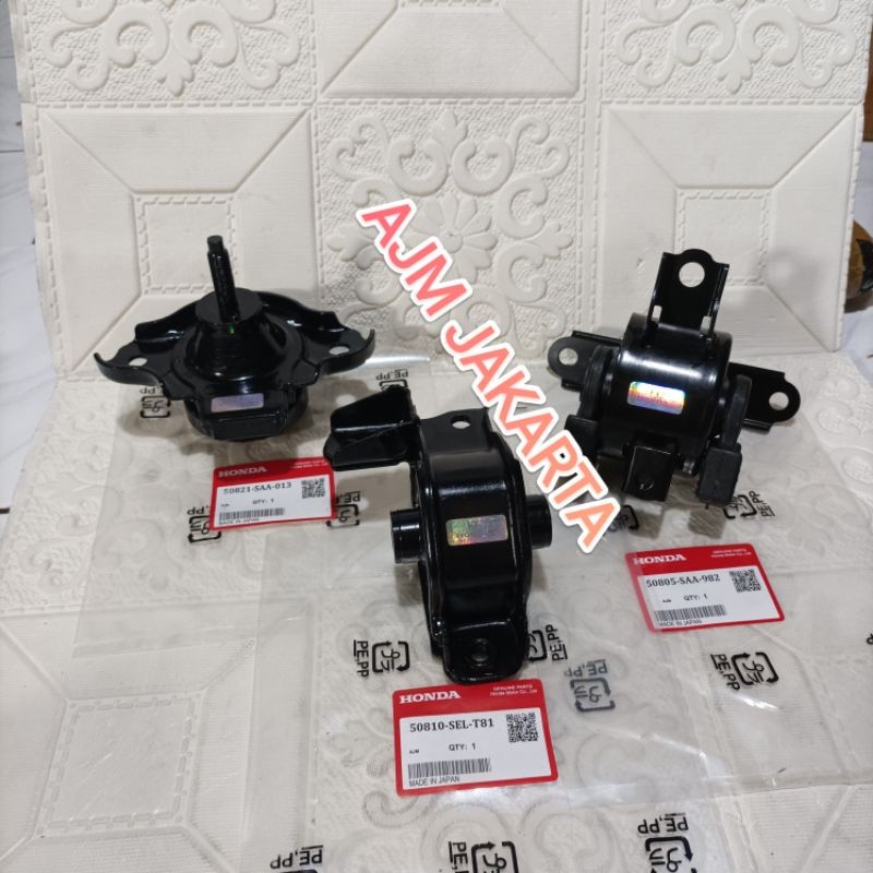 Jual Engine mounting honda jazz gd3 city gd8 idsi vtec matic AT harga 1set original japan ...