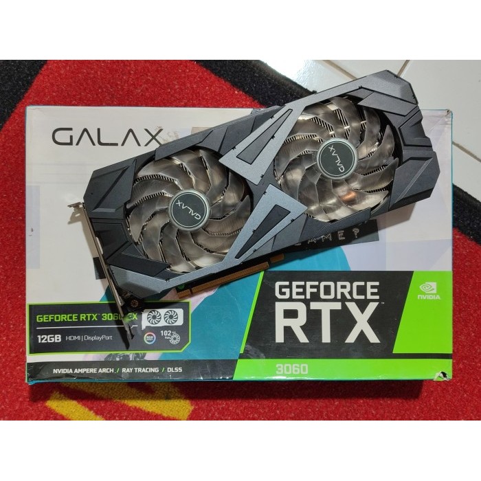 Jual VGA GALAX Geforce RTX 3060 12GB DDR6 EX (1-Click OC) - DUAL ARGB ...