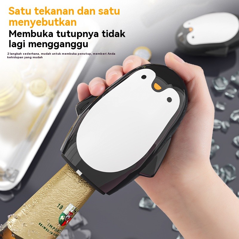 Jual Penguin Pembuka Botol Bir Otomatis/Magnetik Tanpa Parah/Bikin Membuka Mudah/Cocok Minuman ...