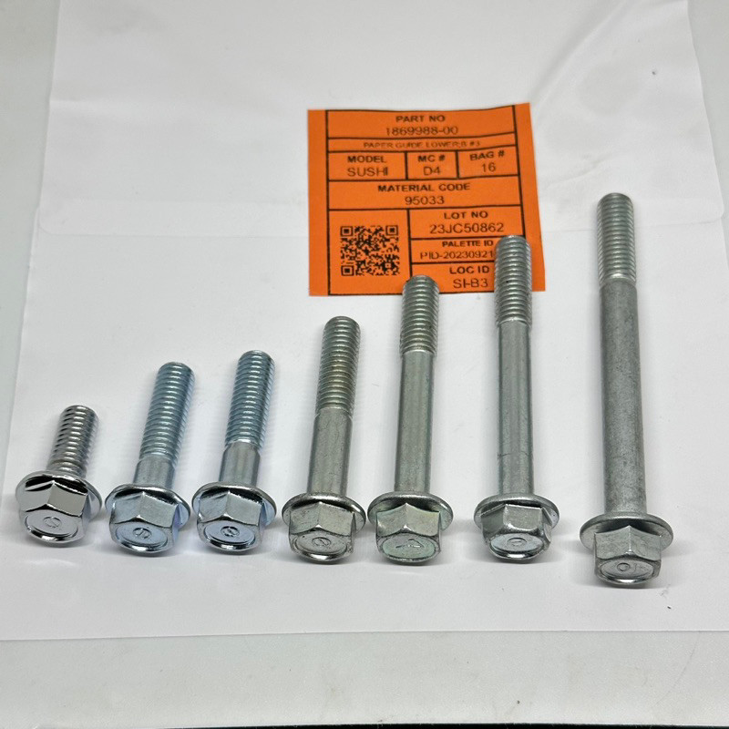 Jual Baut 12 Flange Topi Original M8 x 20 M8 x 25 M8 x 30 M8 x 35 M8 x 45 M8 x 55 M8 x 65 M8x80 ...