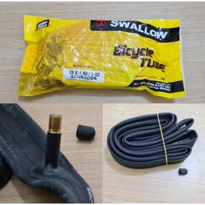 Jual BAN DALAM SEPEDA MTB/BALAP 26 X 1.50/2.00 SCHRADER SWALLOW PENTIL AV | Shopee Indonesia
