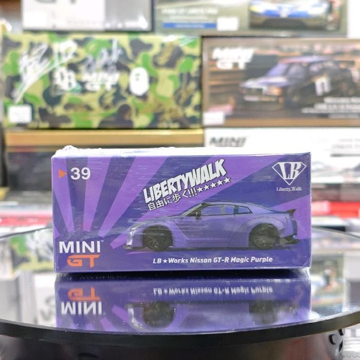 Jual Mini GT LB Works Nissan GTR R35 Type 1 Rear Wing Ver 2 Magic Purple Japan Exclusive MGT 39 ...