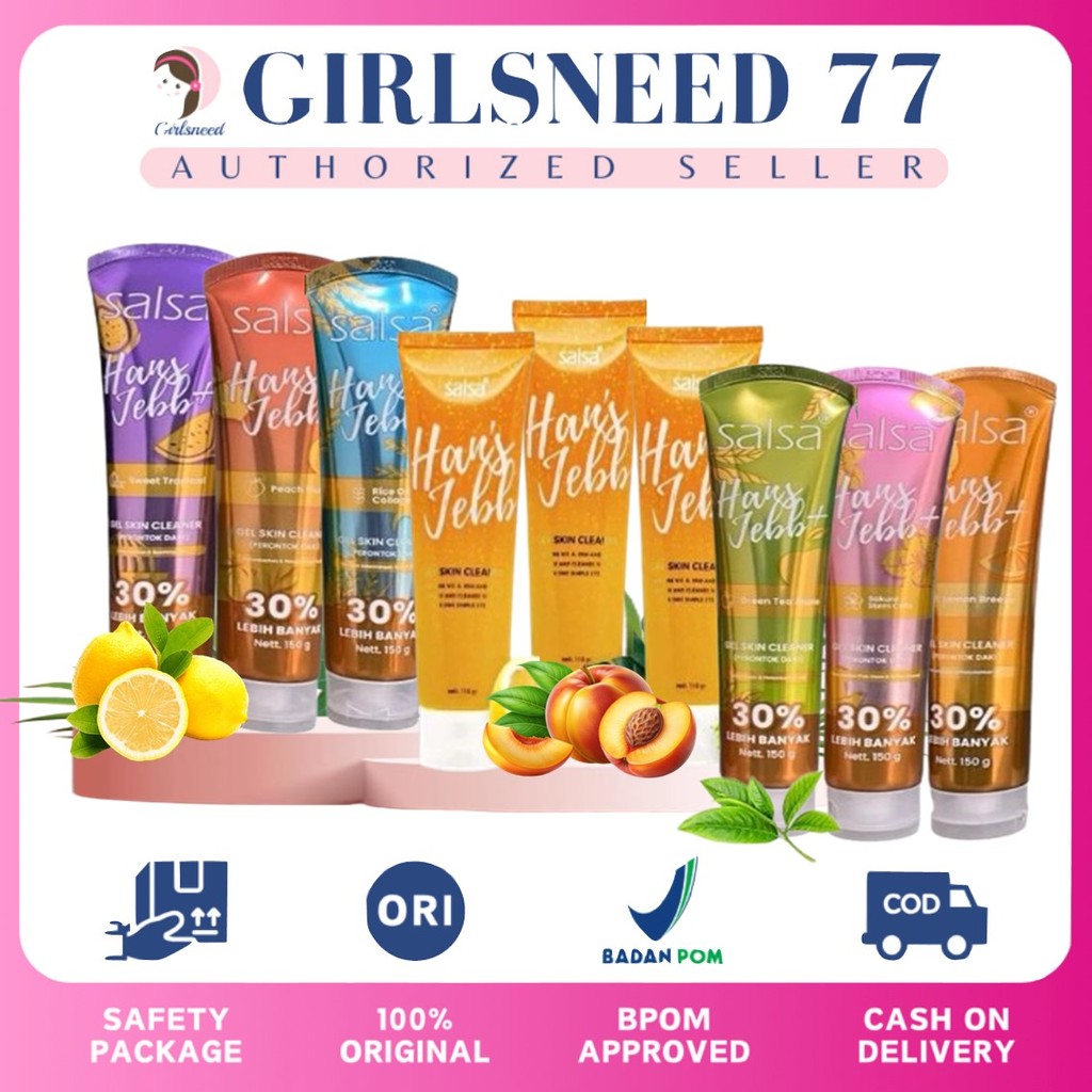 Jual ~GIRLSNEED77~ COD MEDAN SALSA ~ Scrub Wajah Peeling Gel ...