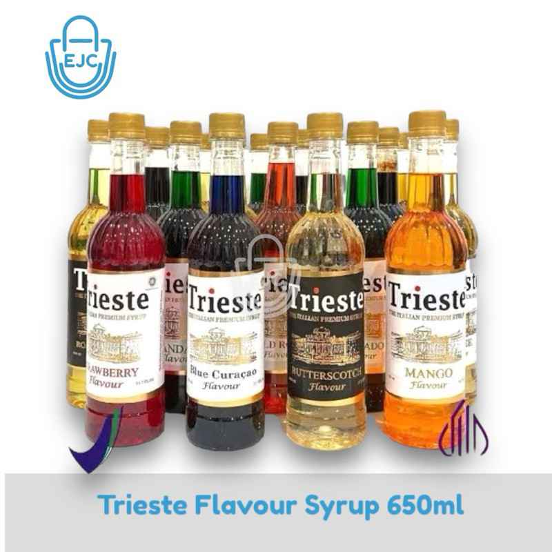 Jual [EJC] Trieste Syrup Flavoured Trieste Premium Syrup Sirup Rasa ...