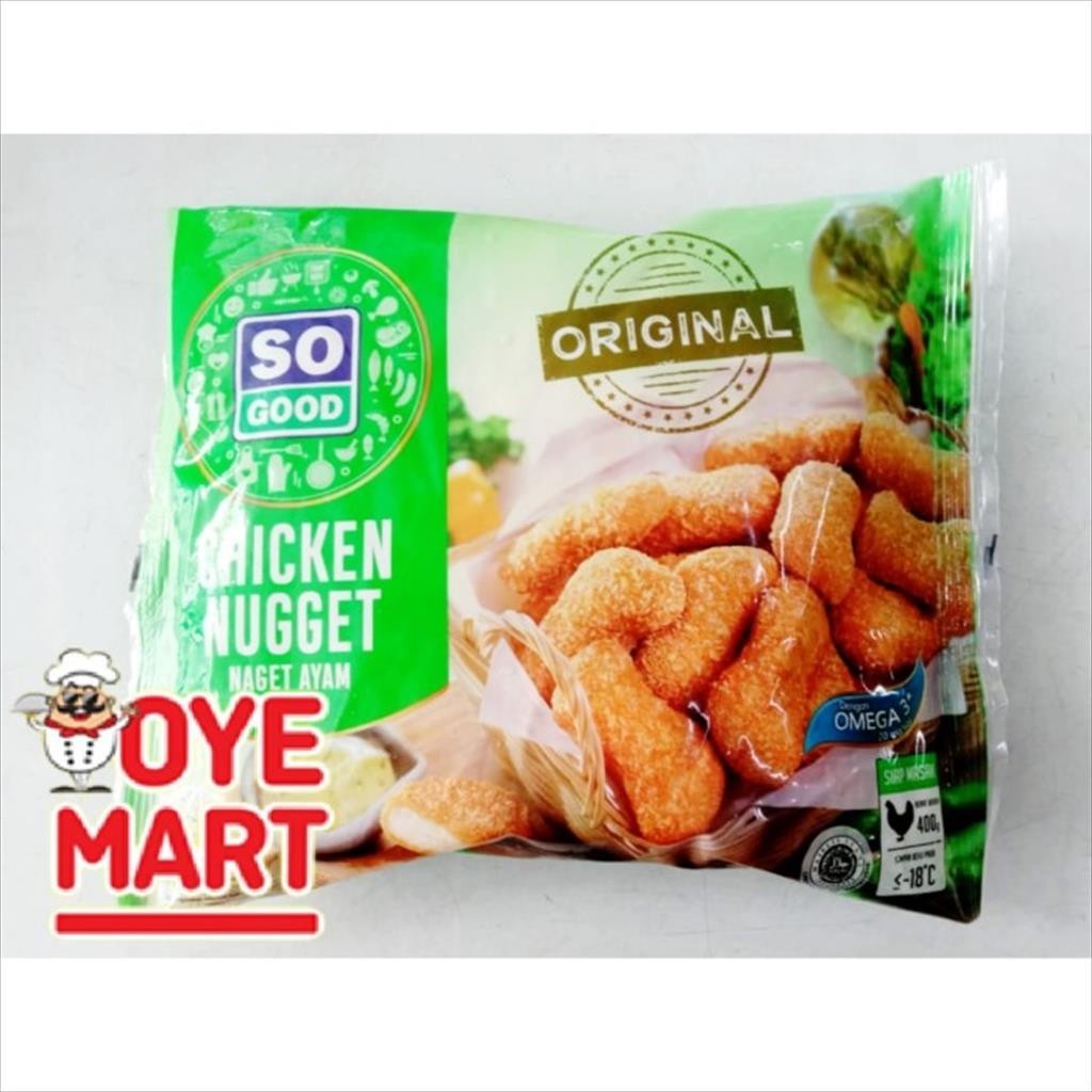 Jual SO GOOD CHICKEN NUGGET ORIGINAL 400GR/NAGET AYAM | Shopee Indonesia