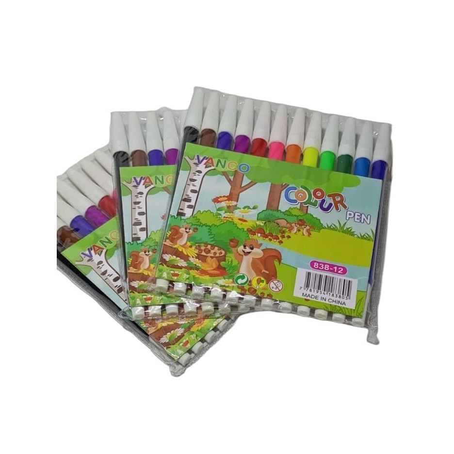 Jual SPIDOL WARNA 1 SET ISI 12 COLOR PEN SPIDOL 12 WARNA | Shopee Indonesia