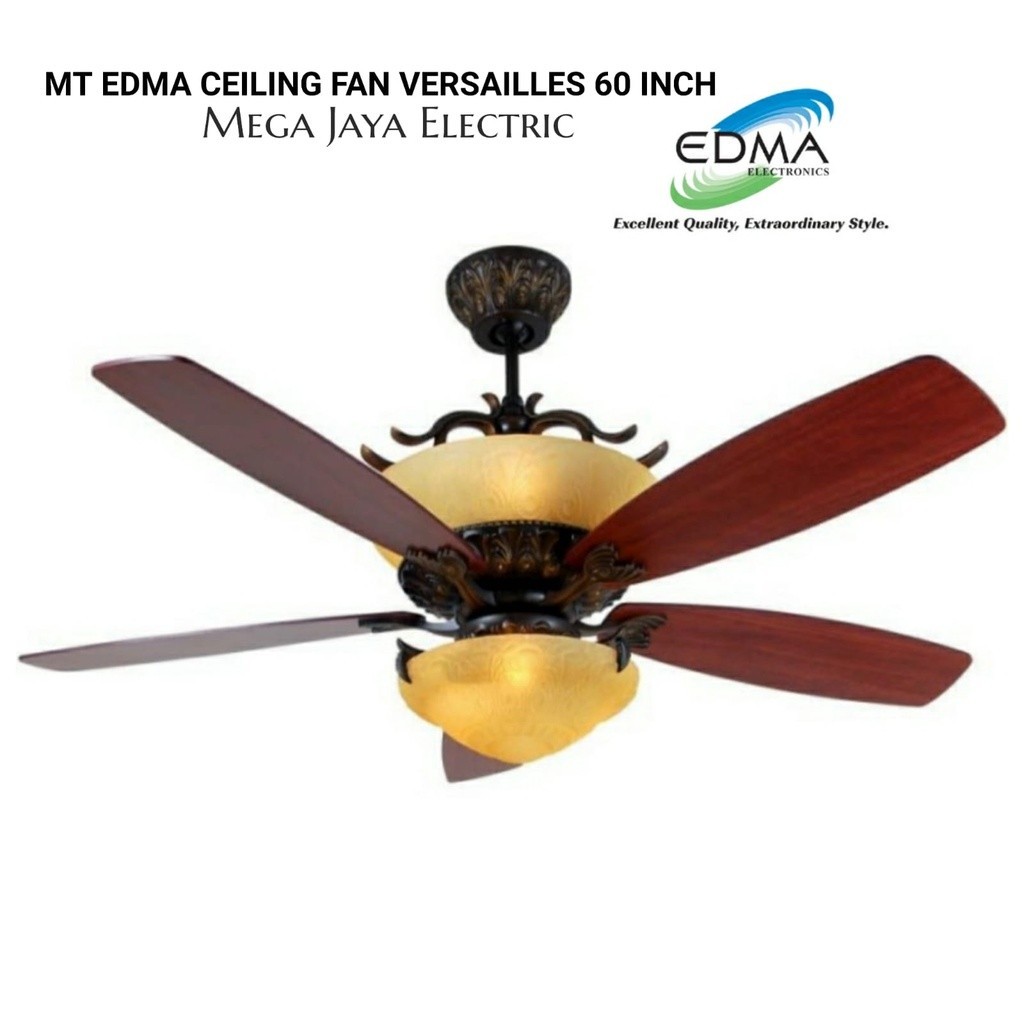 Jual MT EDMA CEILING FAN VERSAILLES 60 INCH AC REMOTE CONTROL / KIPAS ...