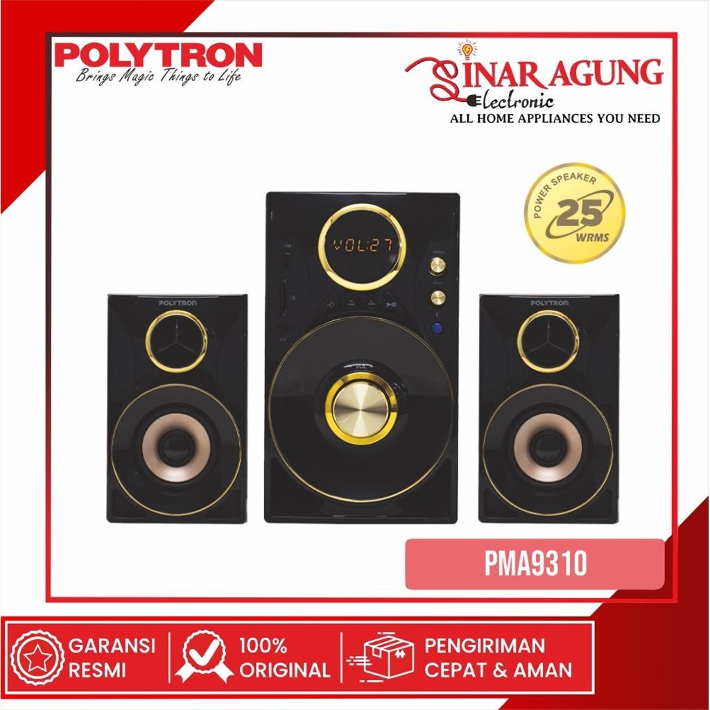 Jual POLYTRON PMA9310 / PMA-9310 SPEAKER BLUETOOTH - GARANSI RESMI ...