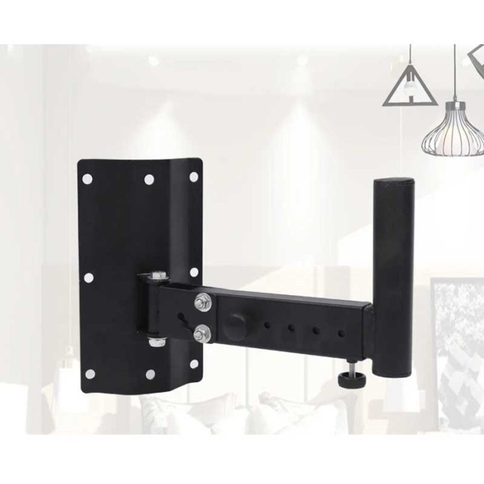 Jual ZPTR Bracket Speaker Stand Dinding Wall Mount Telescopic 2 PCS SPS ...