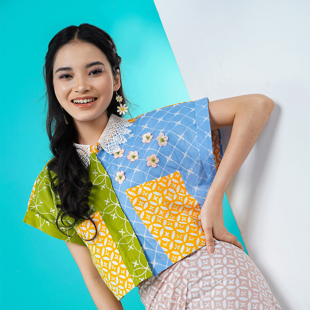 Jual Batik ENOM - Arumi & Sines - Batik Set Wanita Modern - Pijar ...