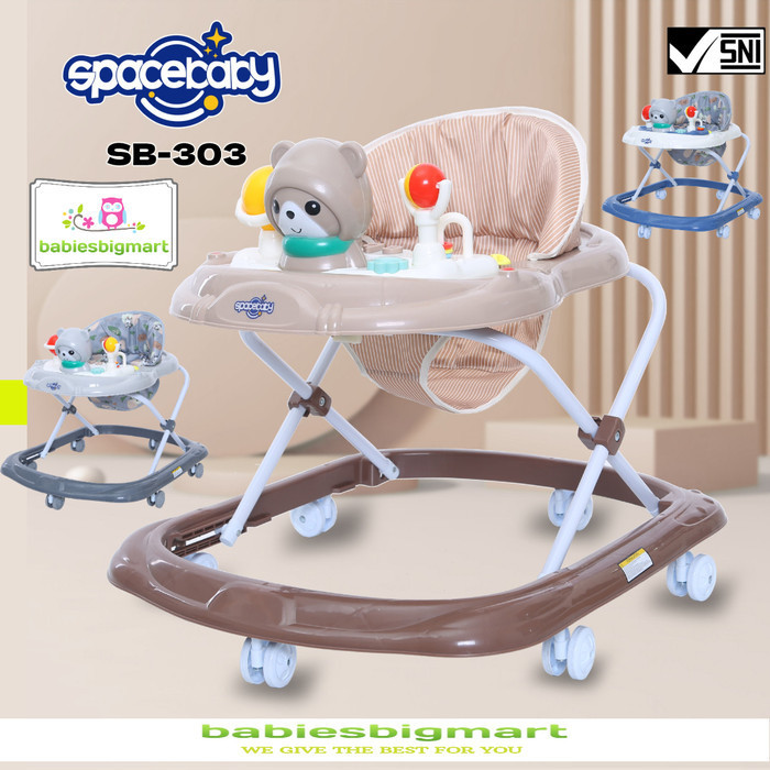 Jual Baby Walker Anak SPACEBABY SB 303 Alat Bantu Belajar Mainan Musik ...