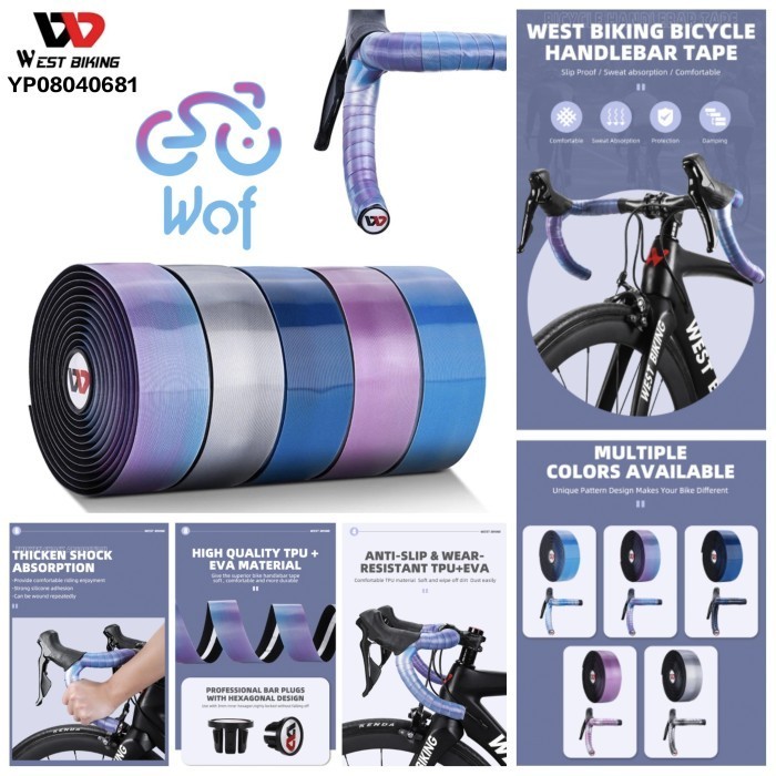 Jual WEST BIKING 068 Bartape Grip Dropbar Sepeda Balap Cycling ...