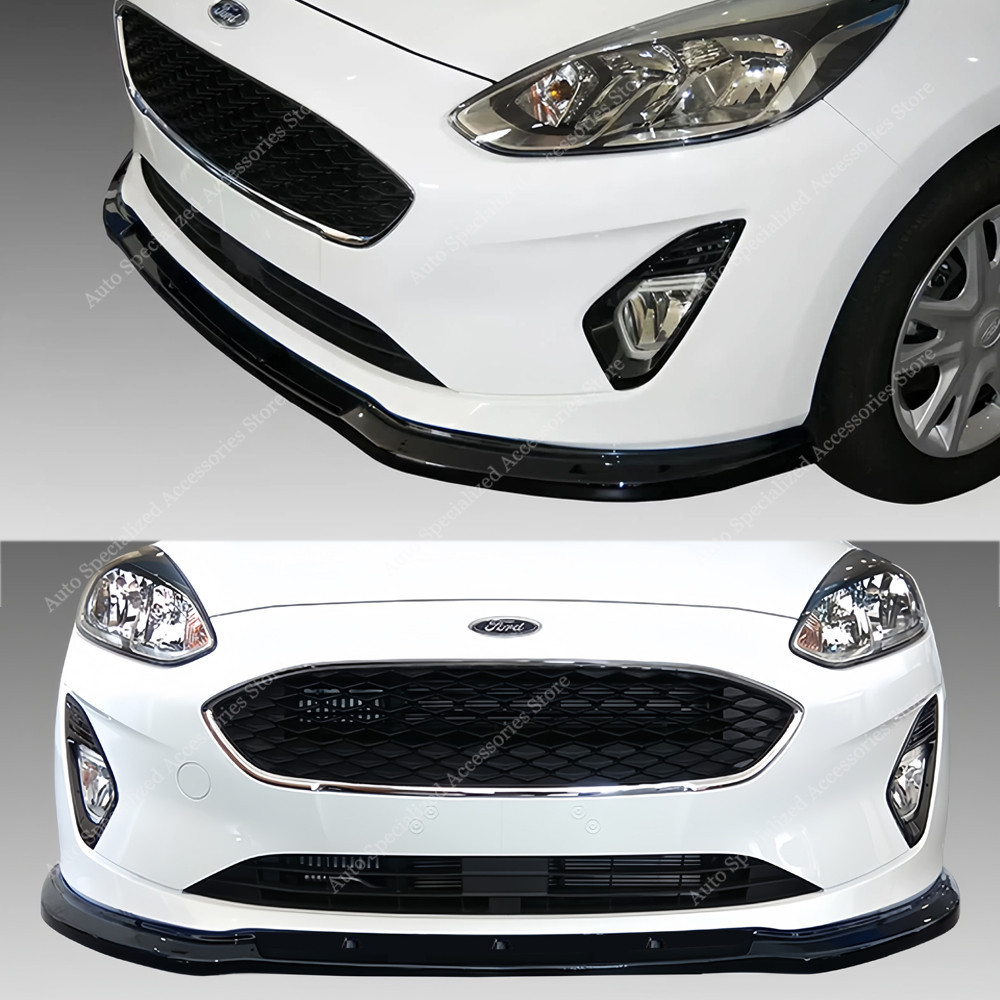 Jual For Ford Fiesta MK8 B479 Front Bumper Lip Splitter Diffuser ...