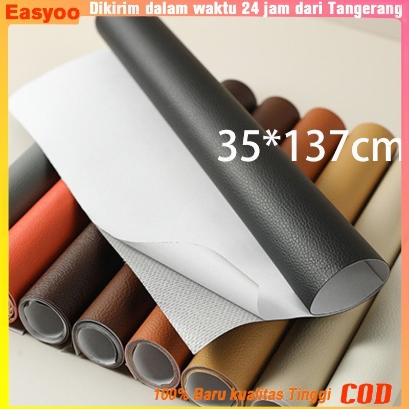Jual 35x137cm Sticker Kulit Sofa / Leather Repair Sticker Cover ...