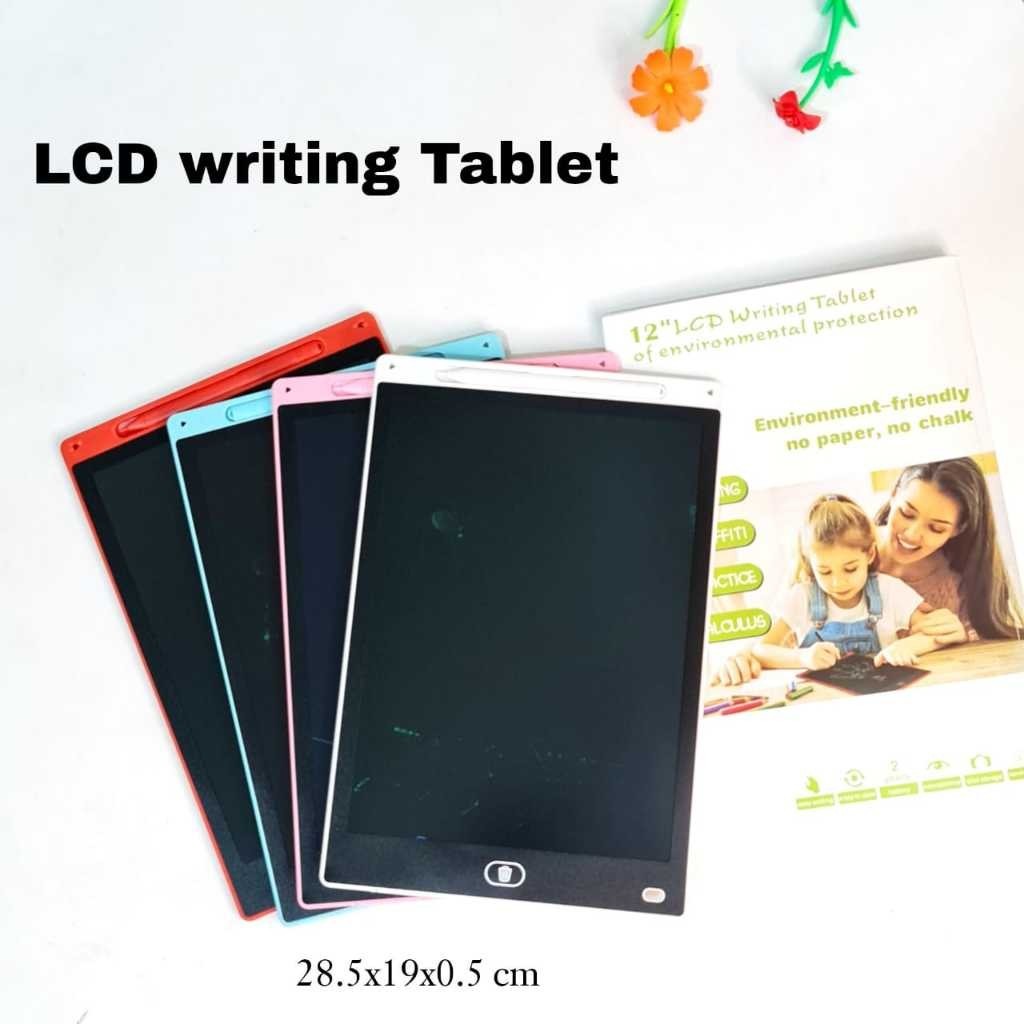 Jual MJ LCD Writing Tablet 12"/Papan Tulis Bisa Hapus/Mainan Papan ...