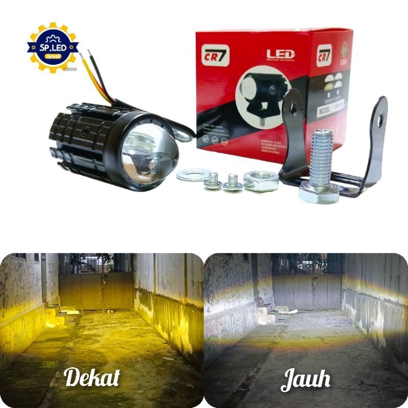 Jual Lampu Tembak LaserGun D2 Mini 12-24v Putih Kuning Jauh Dekat ...