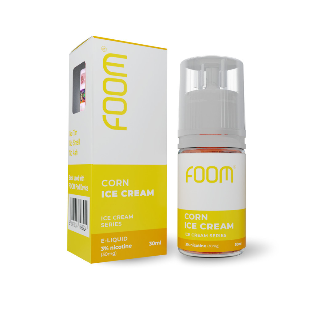 Jual Liquid FOOM Ice Cream Series - Corn Ice Cream 30 mL | Shopee Indonesia