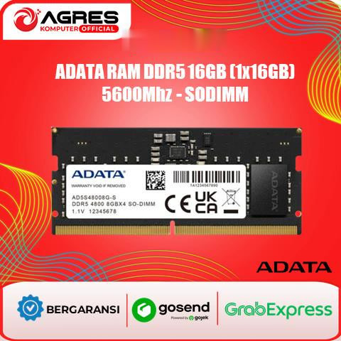 Jual ADATA RAM SODIMM DDR5 16GB 5600MHZ | Shopee Indonesia