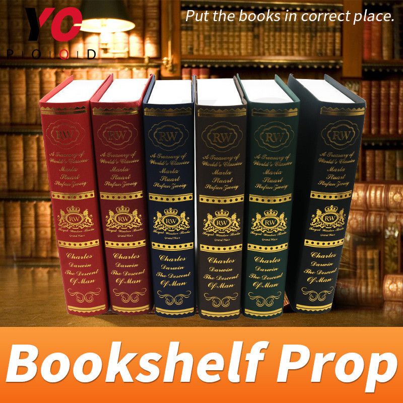 Jual Bookshelf prop real life escape room prop put all books in corrct ...