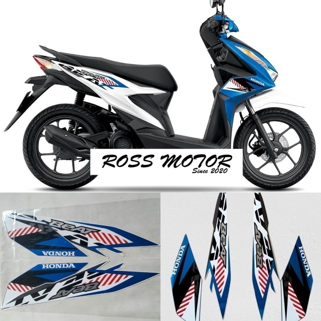 Jual Striping stiker polet list motor honda beat fi sporty 2023 2004 ...