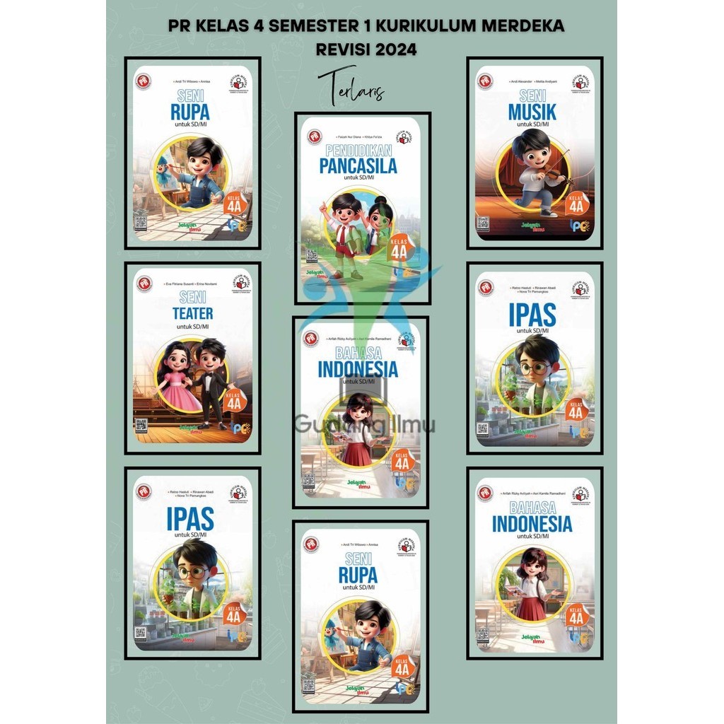 Jual Buku Pr/Lks Kurmer SD Kelas 4 Semester 1 EDISI REVISI 2024 Kurikulum Merdeka Intan Pariwara ...