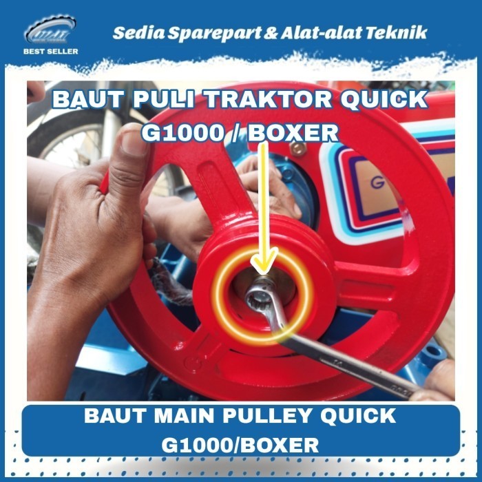 Jual Baut Pulley Traktor QUICK G1000 dan QUICK BOXER | Shopee Indonesia
