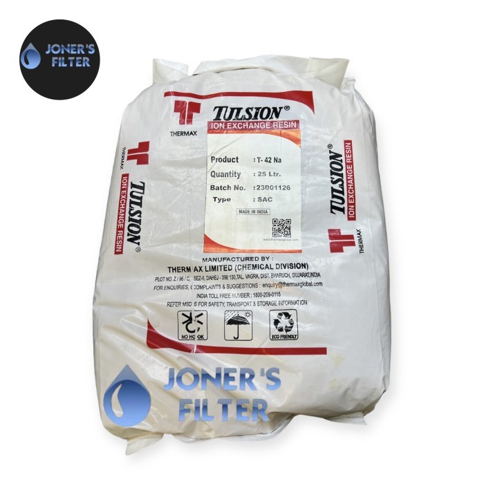 Jual Resin Cation Softener Tulsion T42 Na Filter Air ex India | Shopee ...