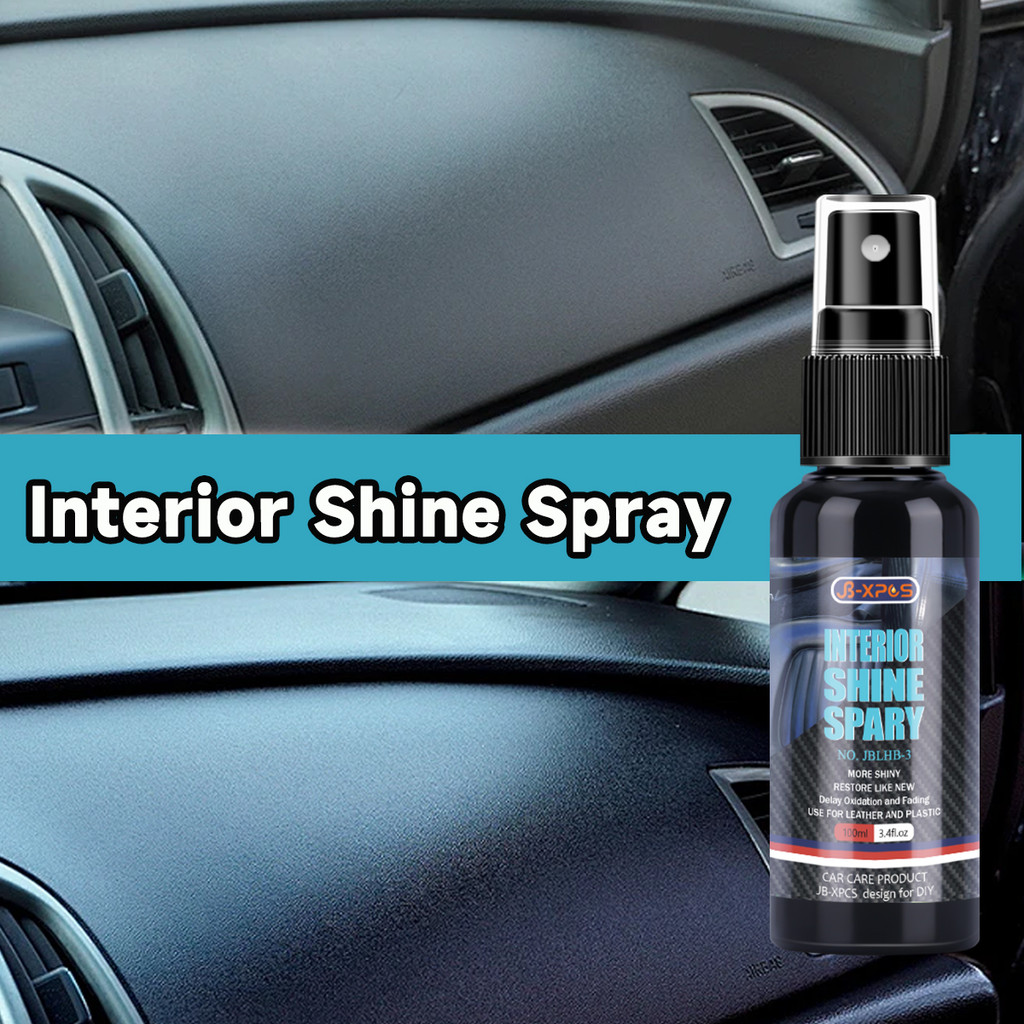 Jual Car Plastic Restorer Coating Agent Interior Shine Spray Leather ...