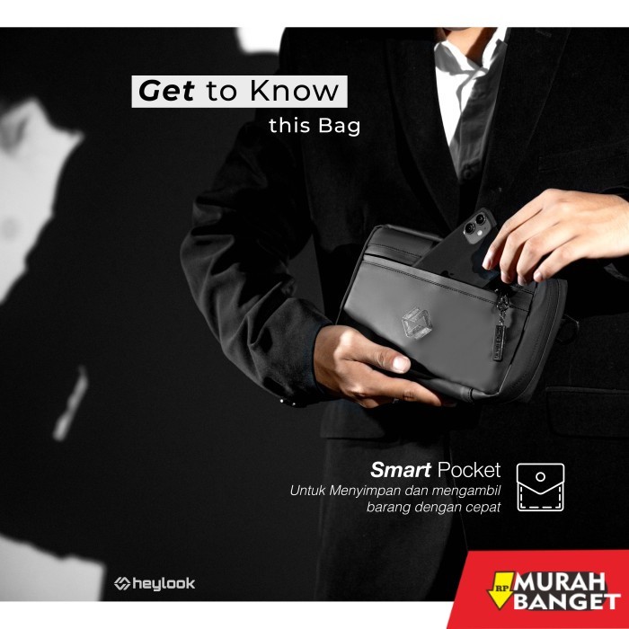 Jual tas selempang pria kekinian Clutch Bag Pria NORTHEN Sling Bag ...