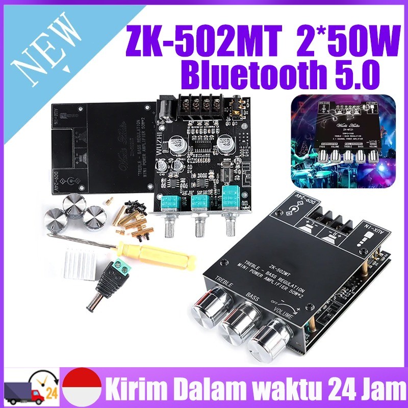 Jual [Ready ya,COD] ZK-TB21 ZK-MT21 ZK-502MT TPA3116D2 Bluetooth 5.0 Penguat Subwoofer Papan ...