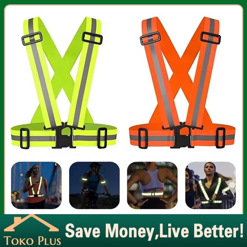 Jual Rompi safety V Karet Safety Vest Elastis Scotligh Motor reflective ...