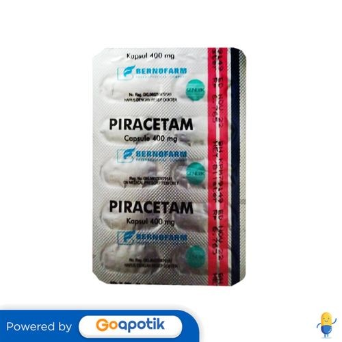 Jual Piracetam Bernofarm 400 Mg Strip 10 Kapsul | Shopee Indonesia