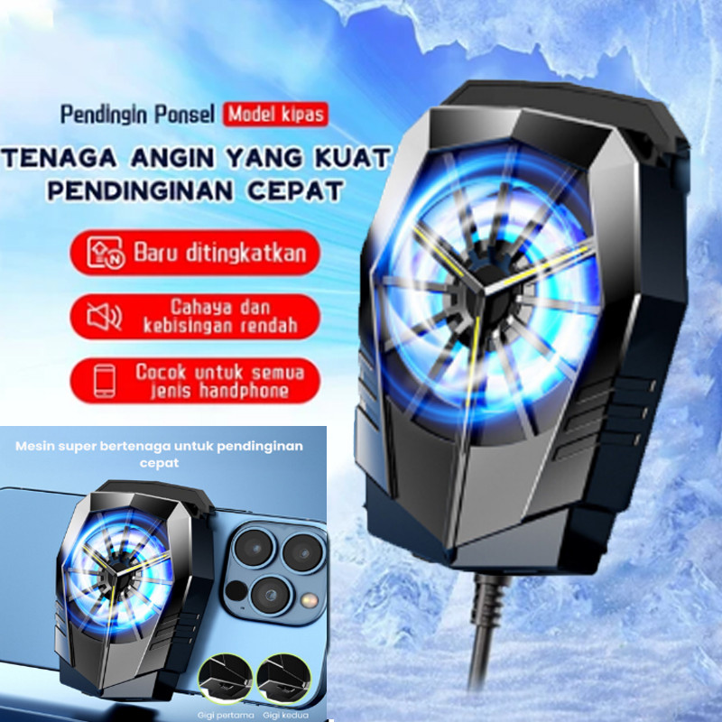 Jual Mobile Fan Cooler Radiator Pendingin HP Gaming Cooling Fan Untuk ...