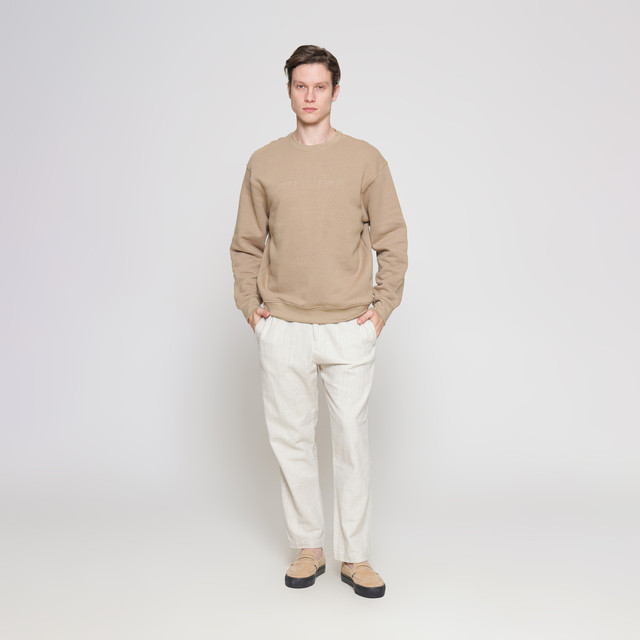 Jual ZES Embro Outline Pure Essence Zeus Fit Sweater Pria Jmf107B ...