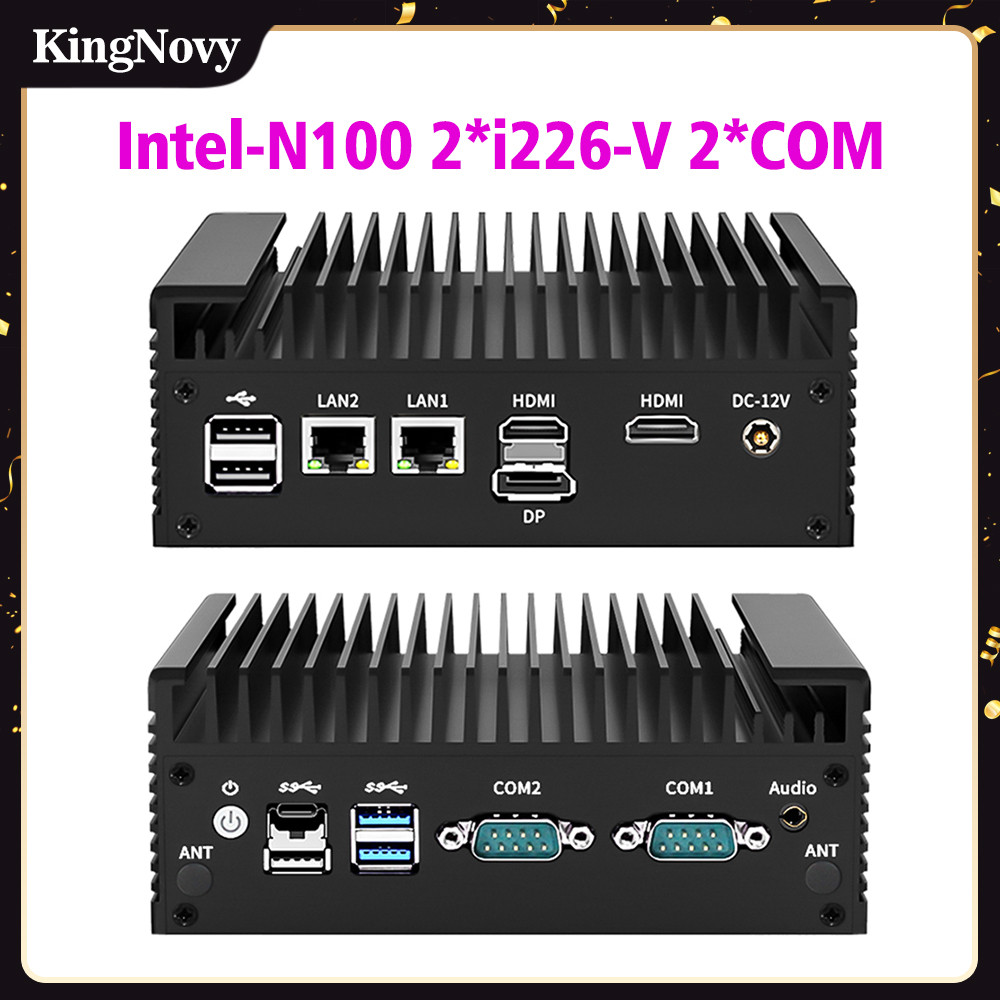 Jual Intel N100 Firewall Router PC 12th Gen 2xi226-V 2.5G NVMe 1*DP ...