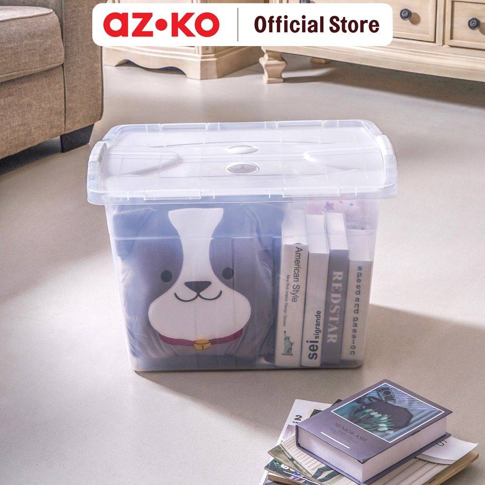 Jual AZKO Masterspace Kotak Penyimpanan Dengan Tutup Kotak Serbaguna ...