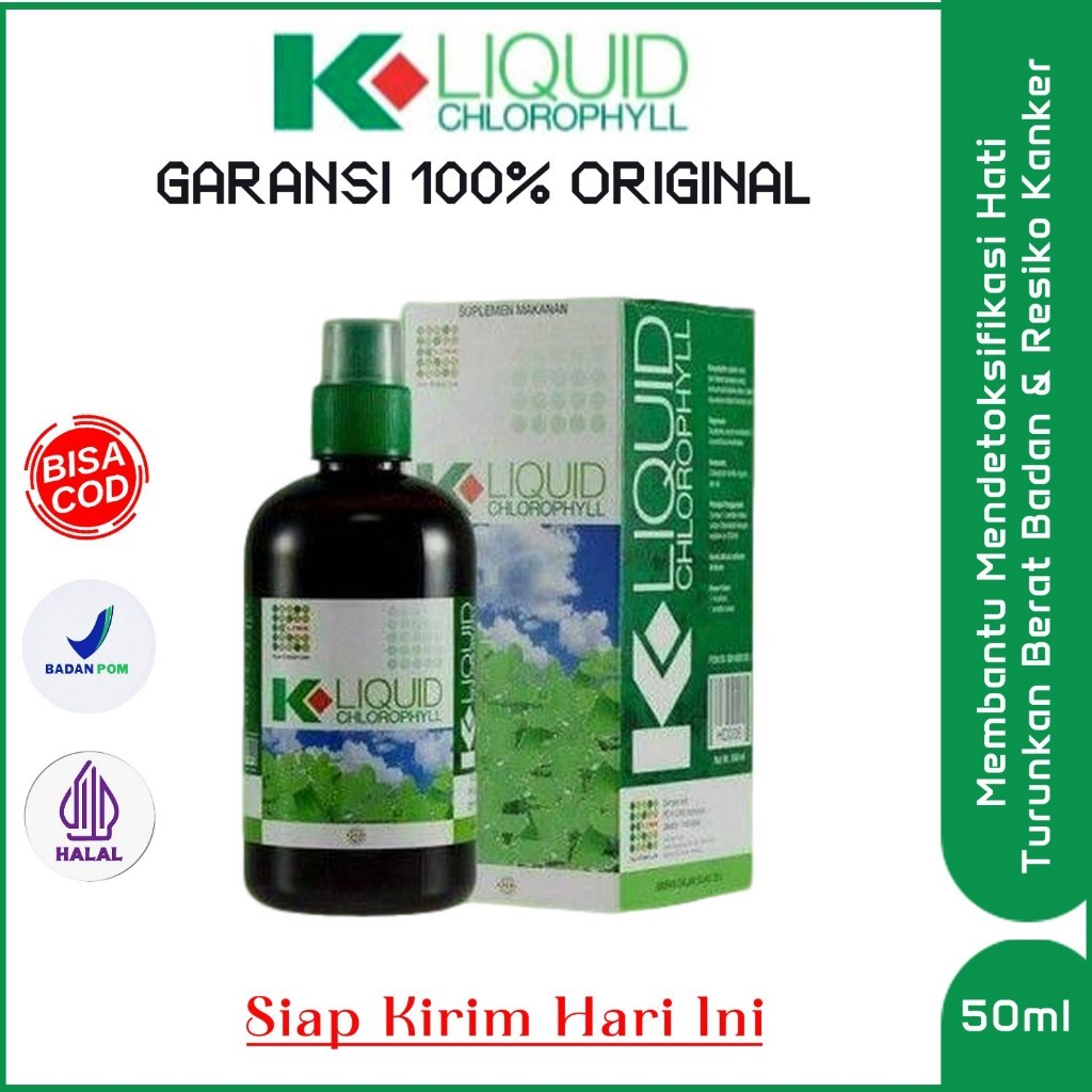 Jual K-Liquid Chlorophyll 100% Original K-Link Klorofil Bantu ...